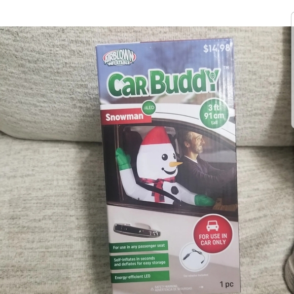 Holiday | 3ft Tall Snowman Car Buddy Airblown Inflatable Christmas ...